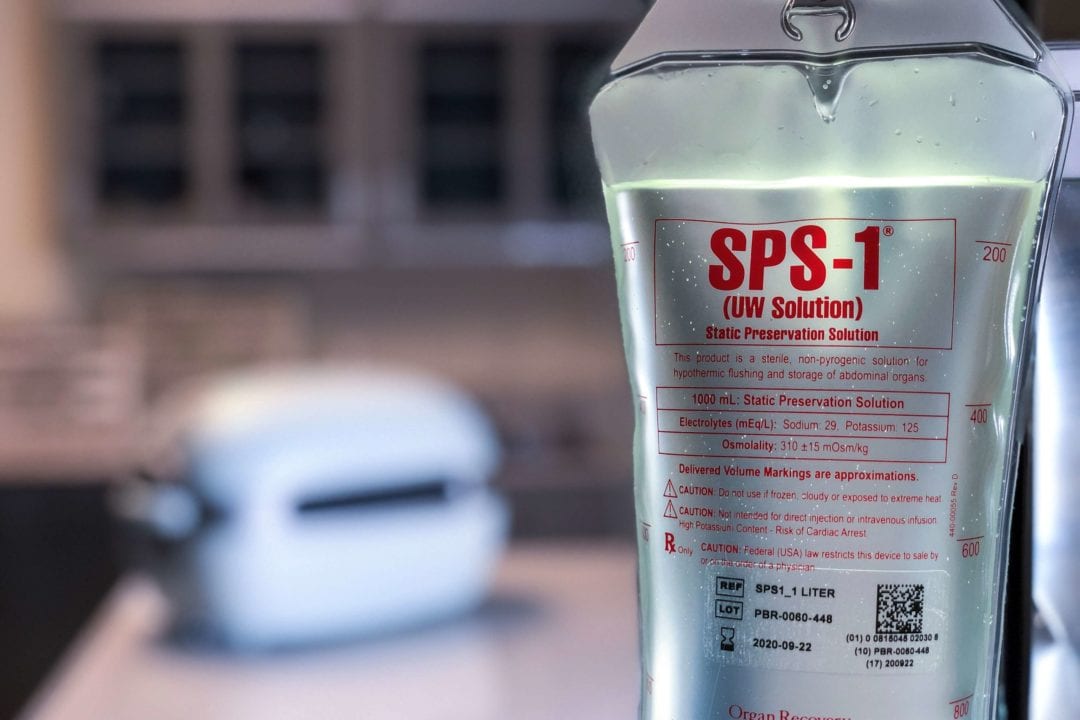 SPS-1 (UW Solution) Solution | Organ Recovery Systems