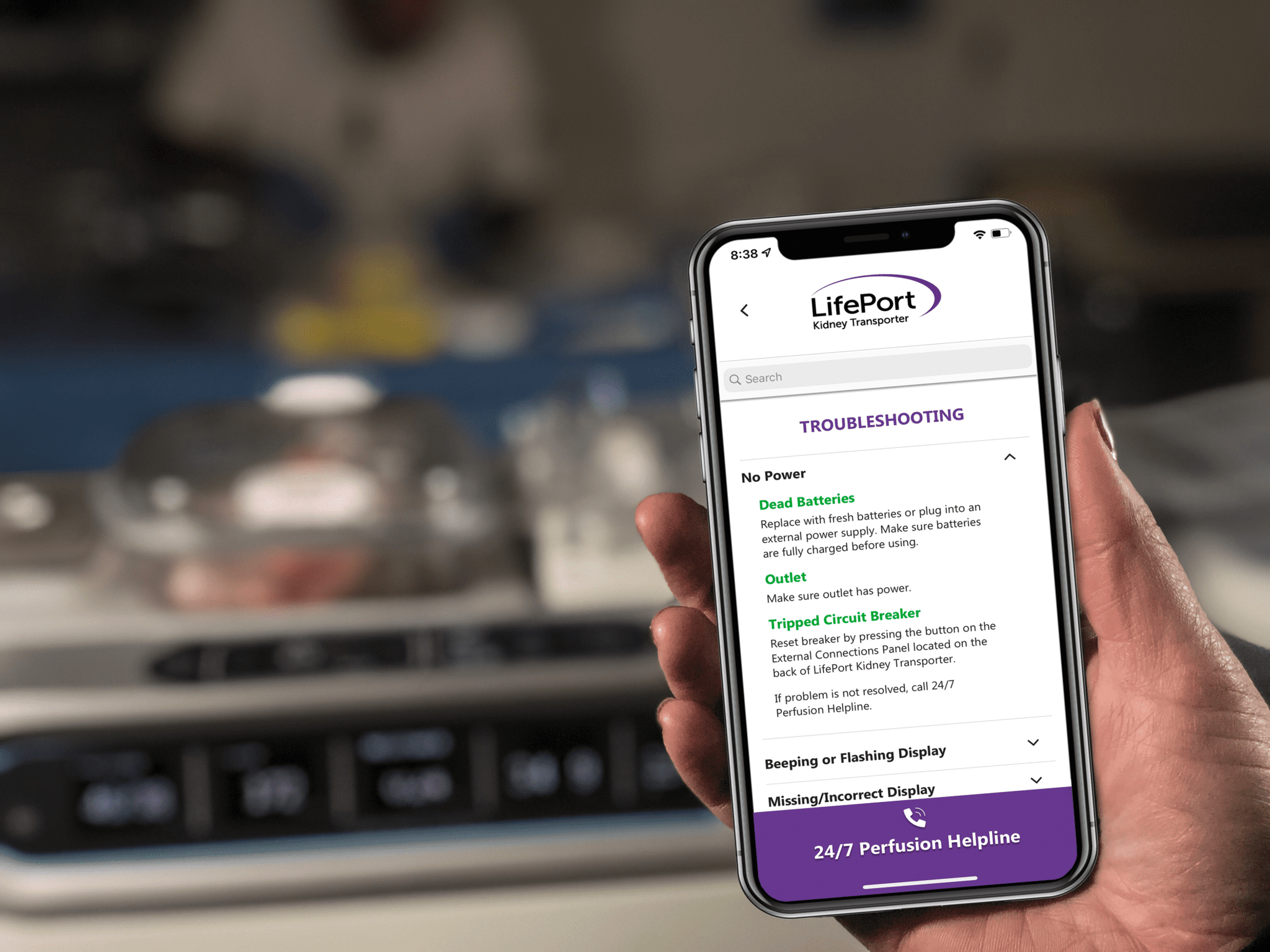 LifePort Kidney Transporter | Organ Recovery Systems